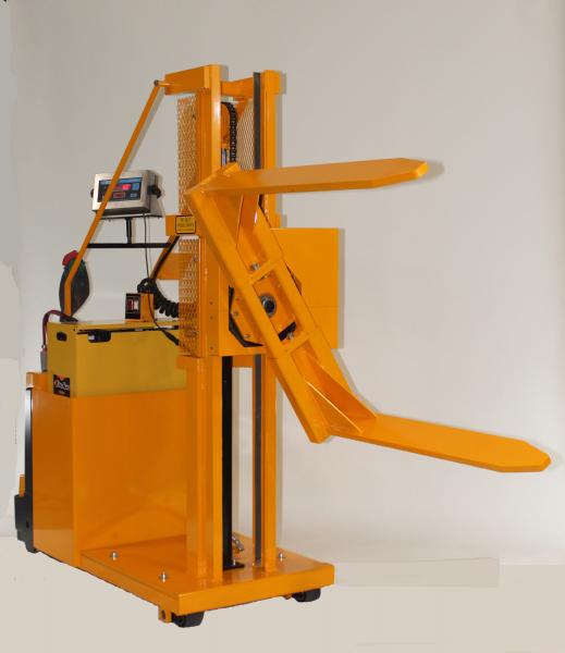 Battery Powered Walkie Stackers With Rotating Forks